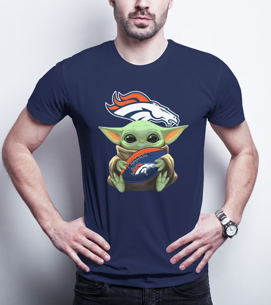 Broncos Baby Yoda T-Shirt