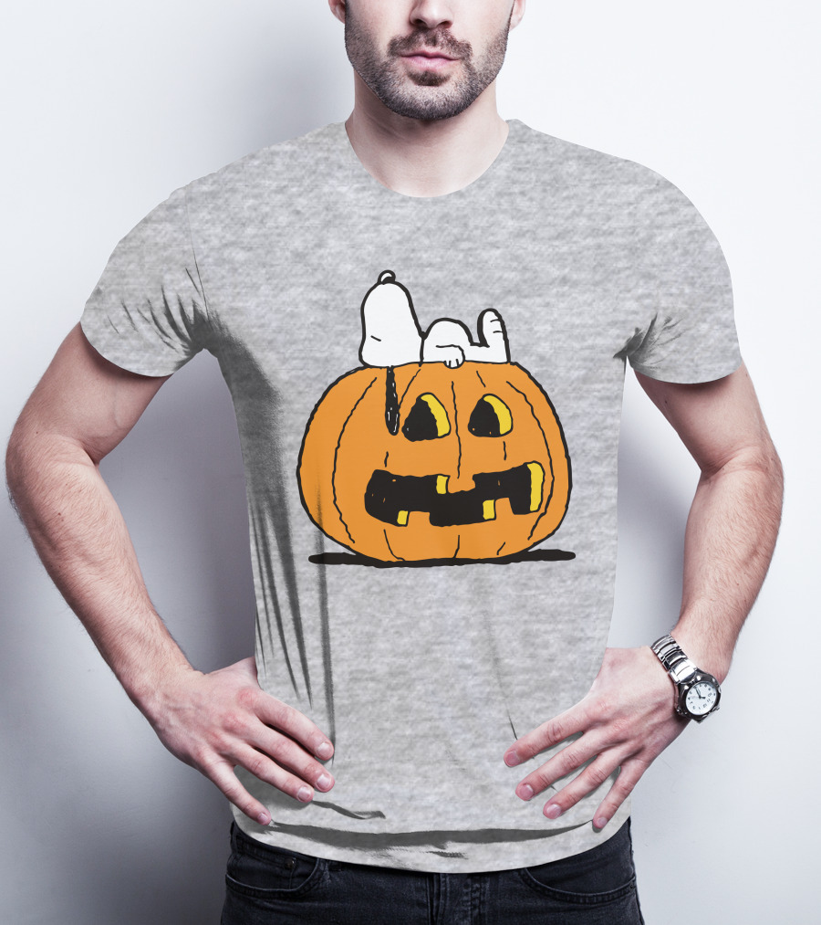 Snoopy Halloween Pumpkin Peanuts T-Shirt
