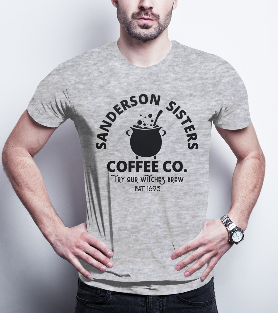 Sanderson Sisters Coffee Co. Try Our Witches Brew Est. 1693 T-Shirt