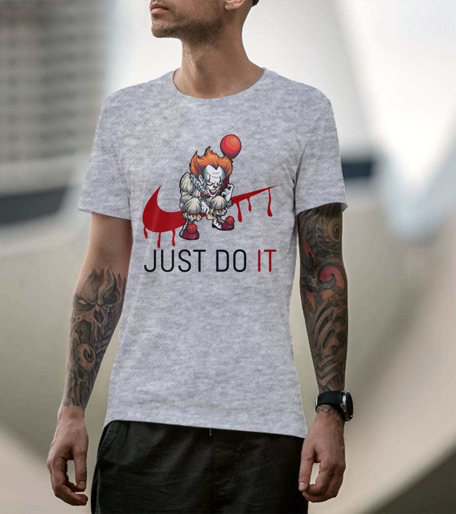 JUST DO IT Halloween Pennywise Balloon T-Shirt