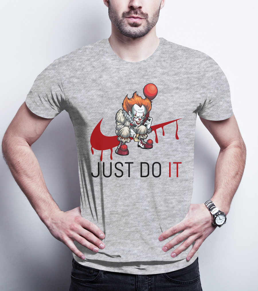 JUST DO IT Halloween Pennywise Balloon T-Shirt