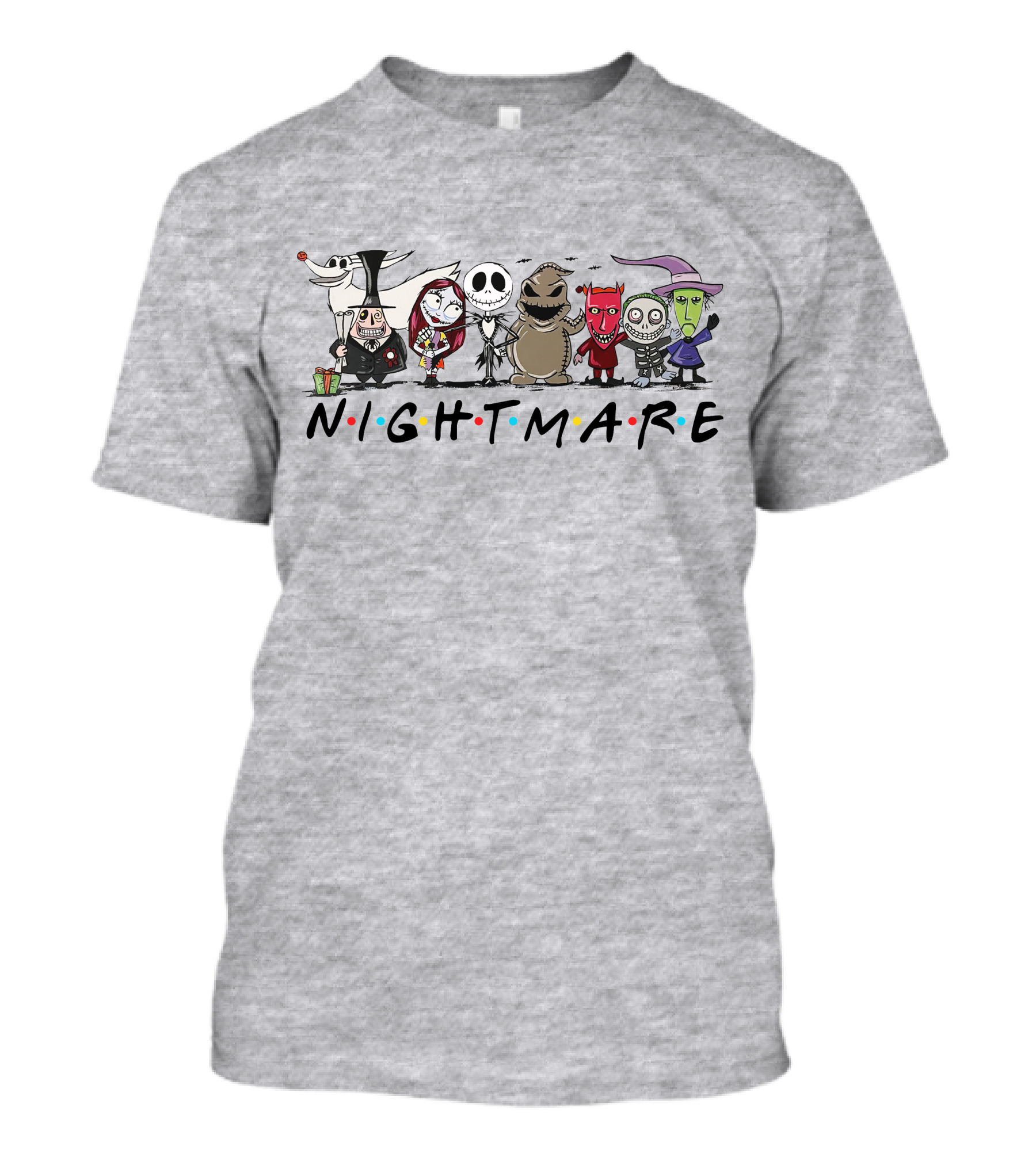Nightmare Before Christmas Friends TV Show T-Shirt