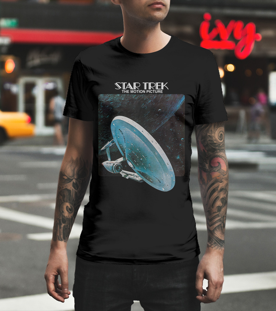 Star Trek The Motion Picture Enterprise Space Scene T-Shirt