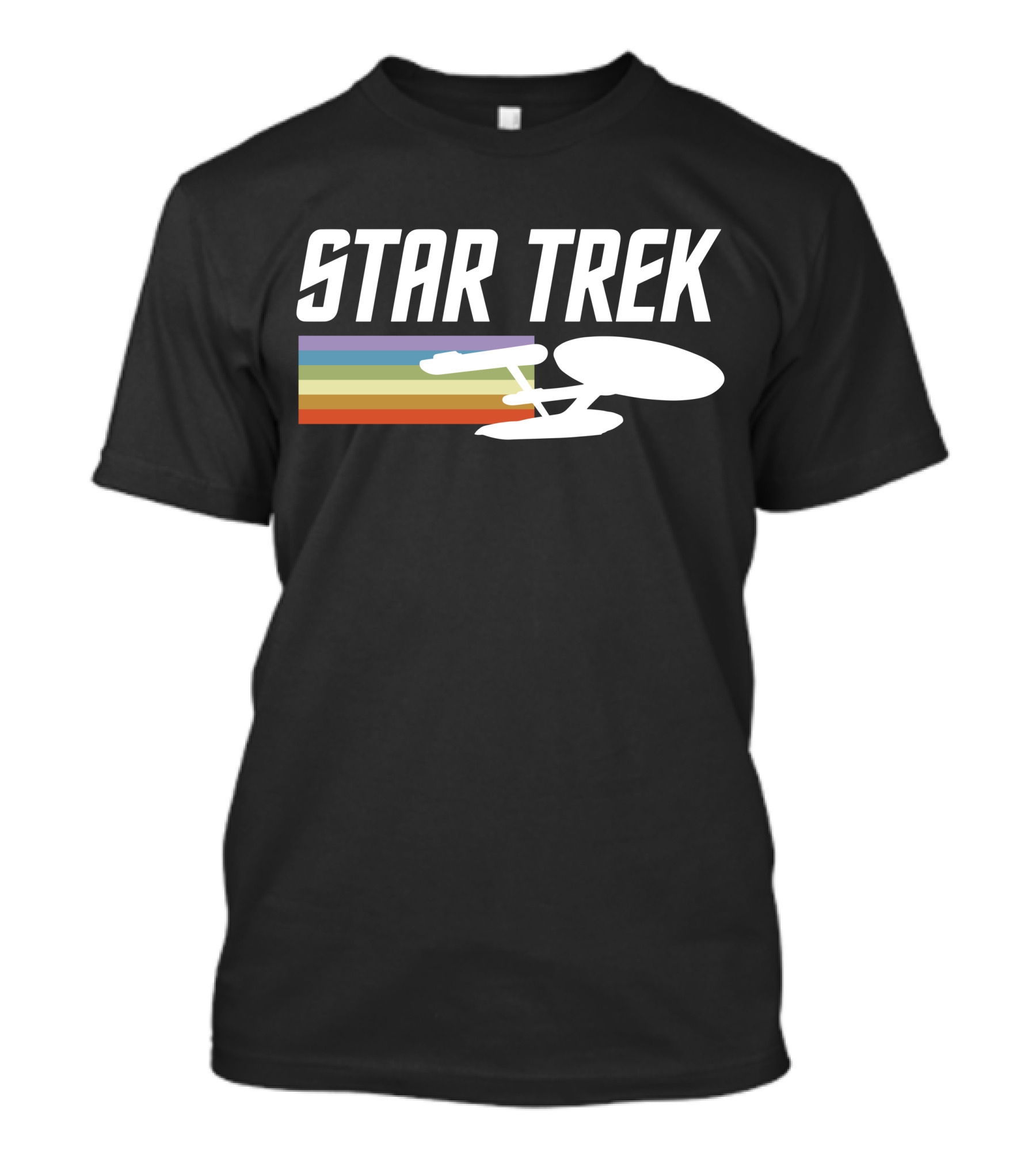 Star Trek Enterprise Rainbow Trail T-Shirt