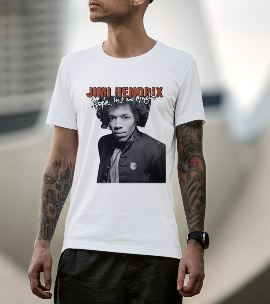 Jimi Hendrix People, Hell And Angels T-Shirt