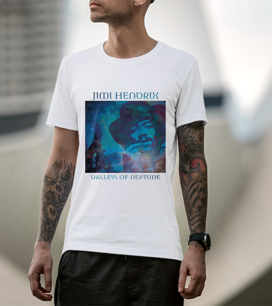 Jimi Hendrix Valleys Of Neptune Album T-Shirt