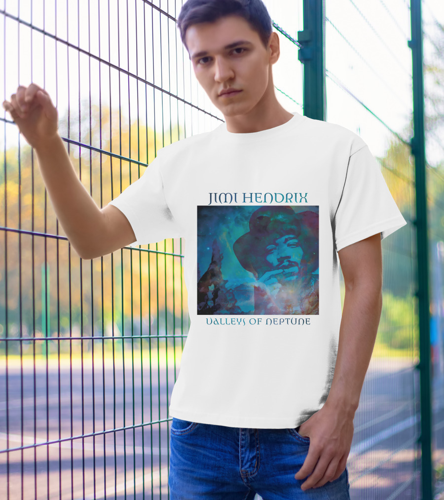 Jimi Hendrix Valleys Of Neptune Album T-Shirt