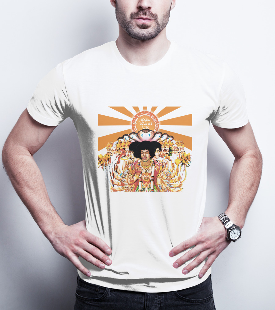 The Jimi Hendrix Experience Axis Bold As Love Album Cover T-Shirt