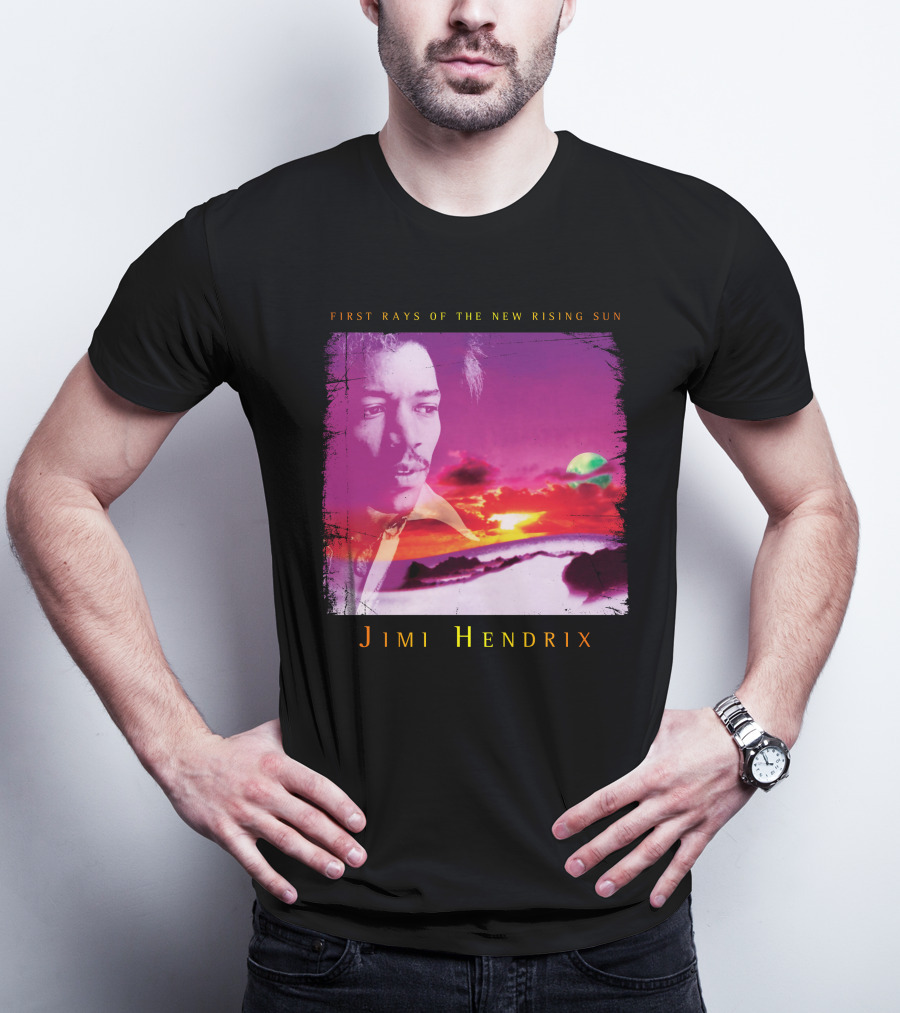 Jimi Hendrix First Rays Of The New Rising Sun Sunset T-Shirt