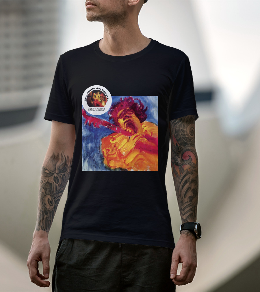 The Jimi Hendrix Concerts Digitally Re-Mastered Includes Extra Track T-Shirt