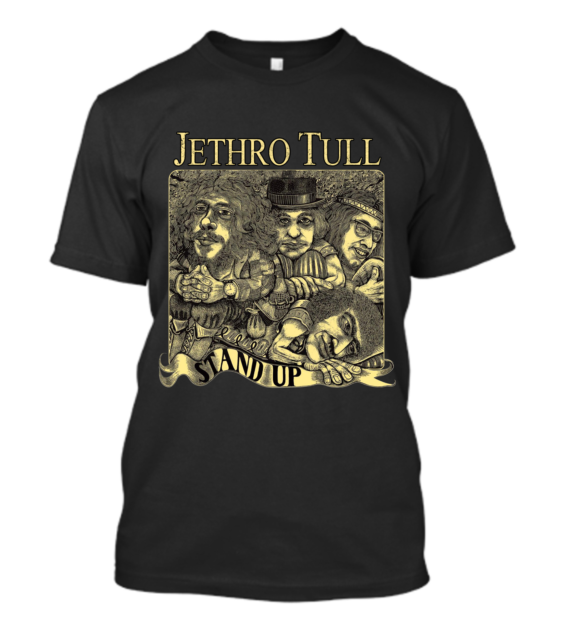 Jethro Tull Stand Up Psychedelic T-Shirt