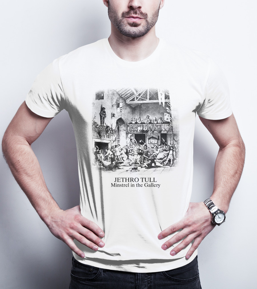 Jethro Tull Minstrel In The Gallery Classic Album Cover T-Shirt