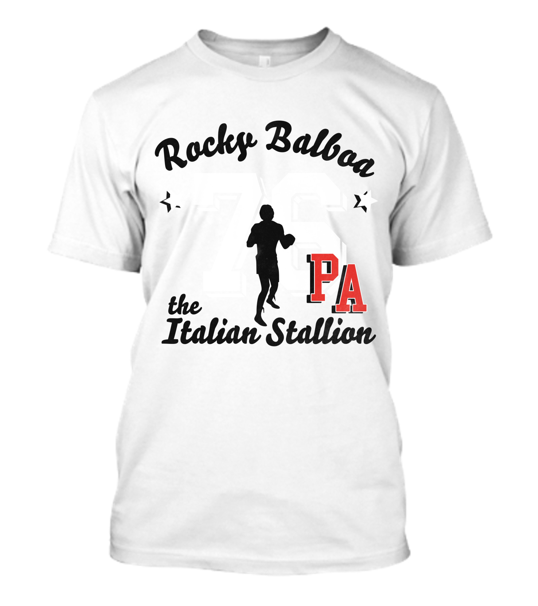 Rocky Balboa 76 PA The Italian Stallion T-Shirt