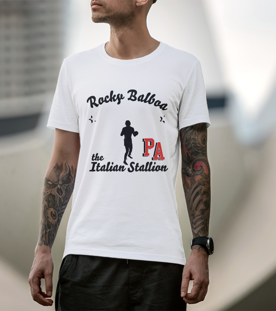 Rocky Balboa 76 PA The Italian Stallion T-Shirt