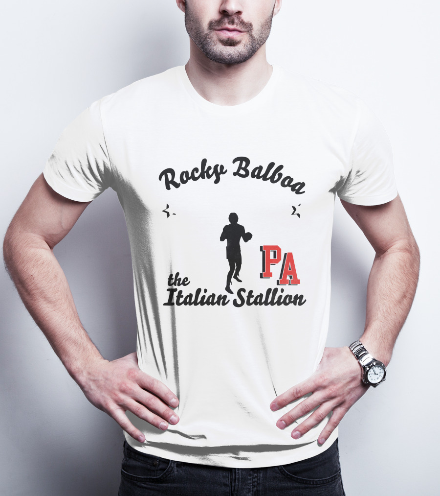 Rocky Balboa 76 PA The Italian Stallion T-Shirt