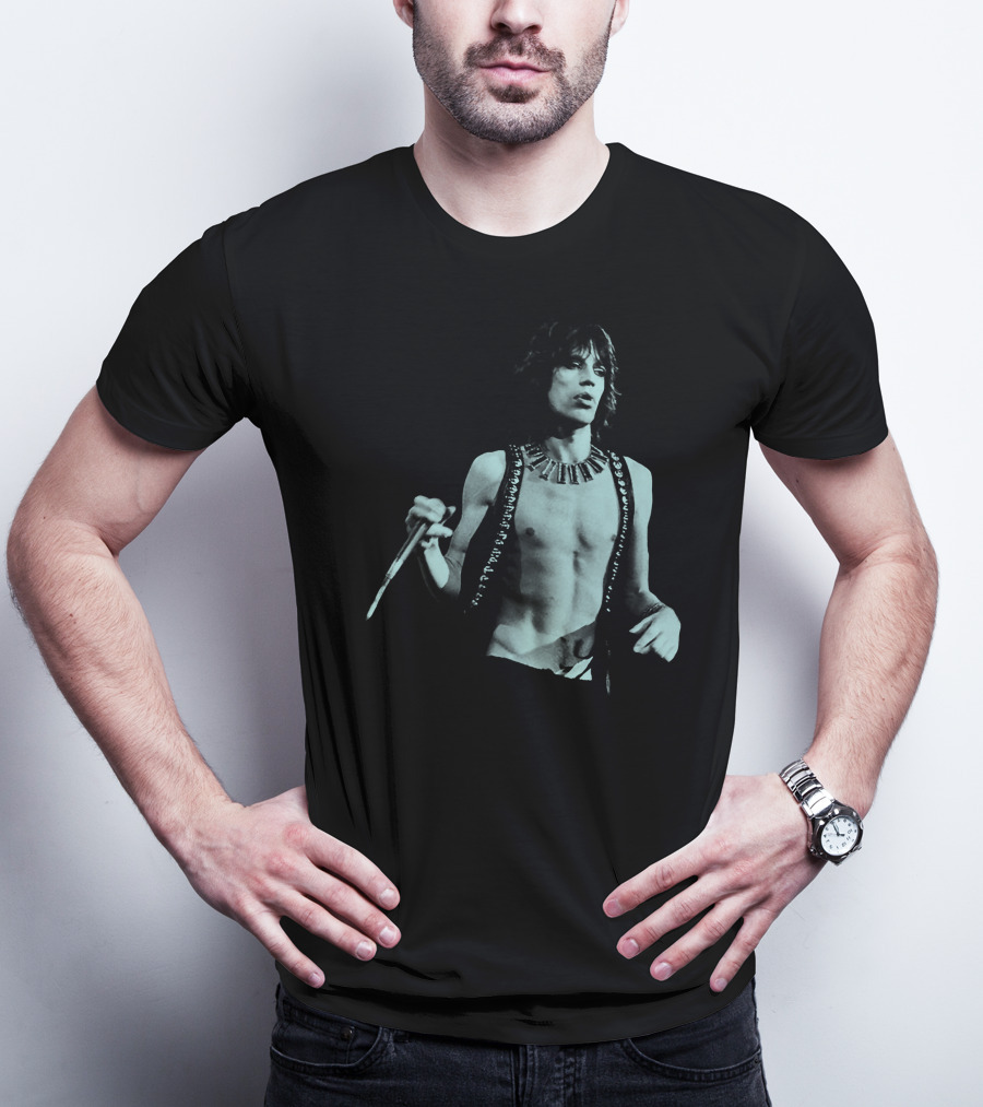 Mick Jagger Iconic Performance Rock Legend T-Shirt