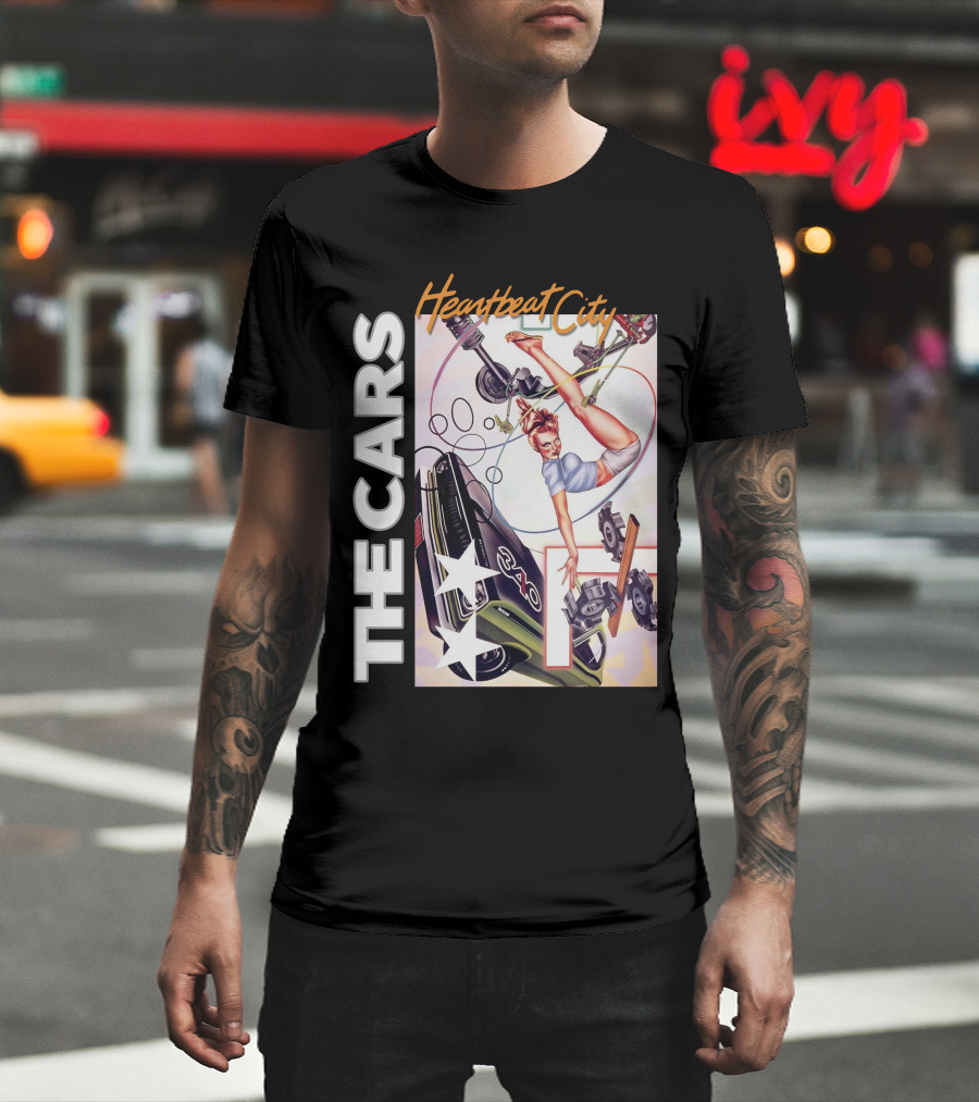The Cars Heartbeat City 340 Retro T-Shirt