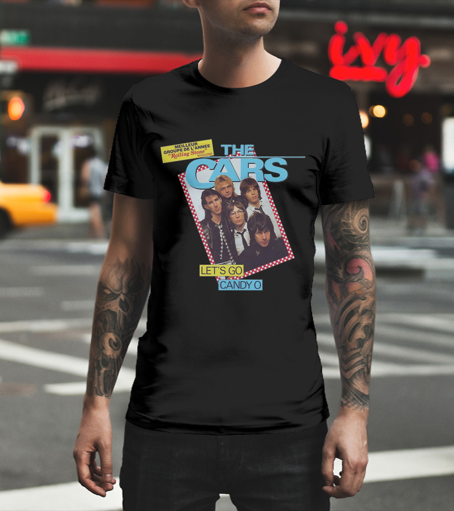The Cars Let's Go Candy O Rolling Stone Magazine T-Shirt