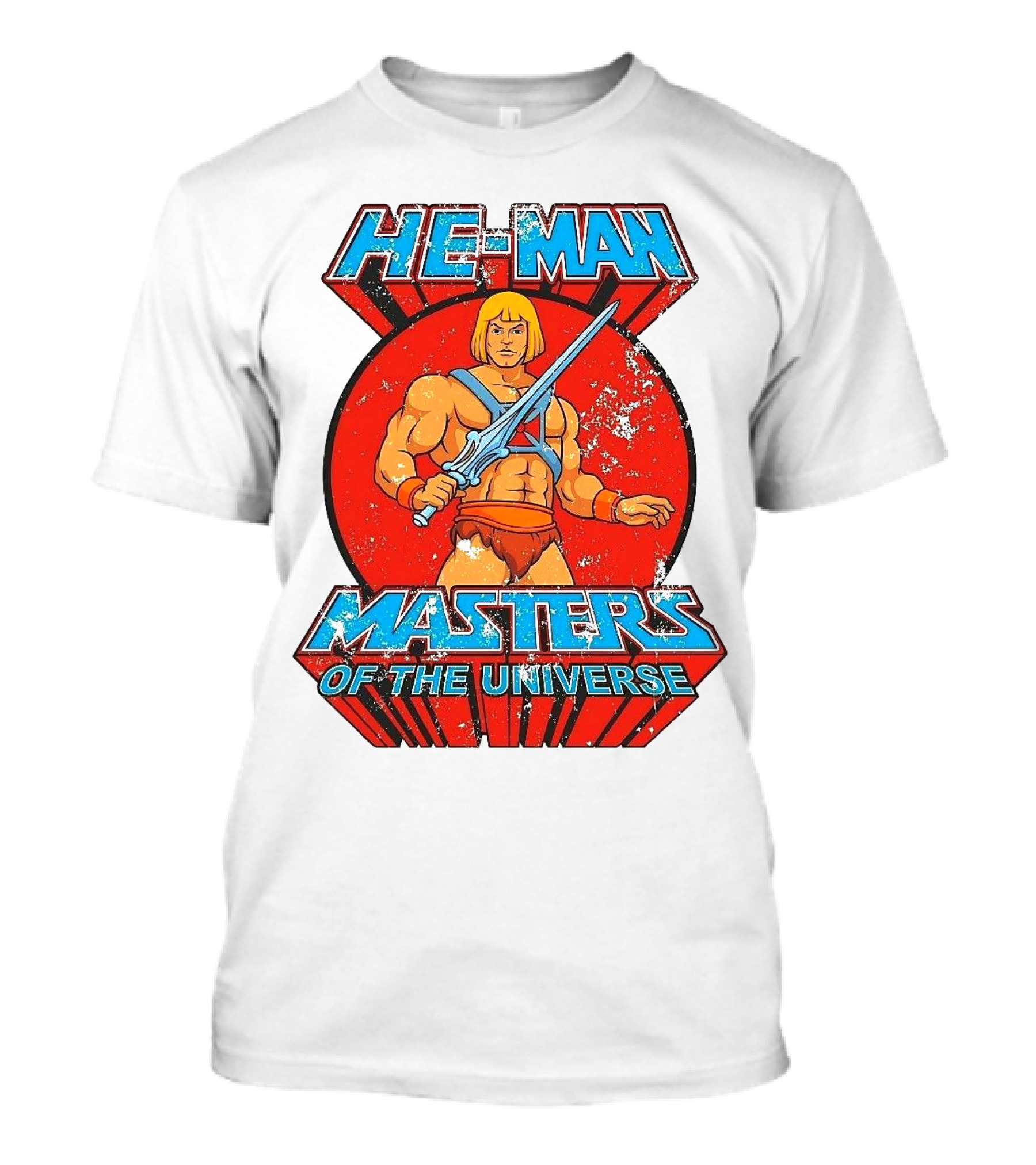 He-Man Masters Of The Universe Retro Classic Sword Iconic 80s T-Shirt