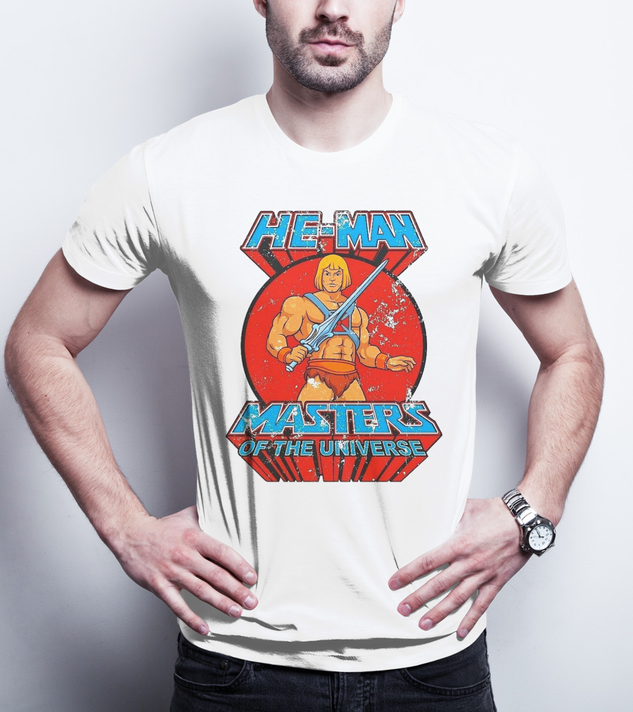 He-Man Masters Of The Universe Retro Classic Sword Iconic 80s T-Shirt