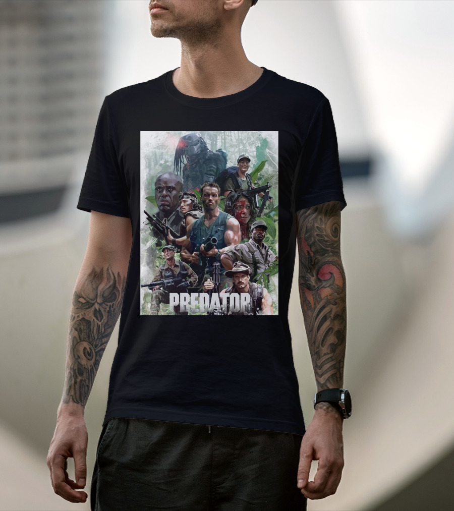 Predator Movie Characters T-Shirt