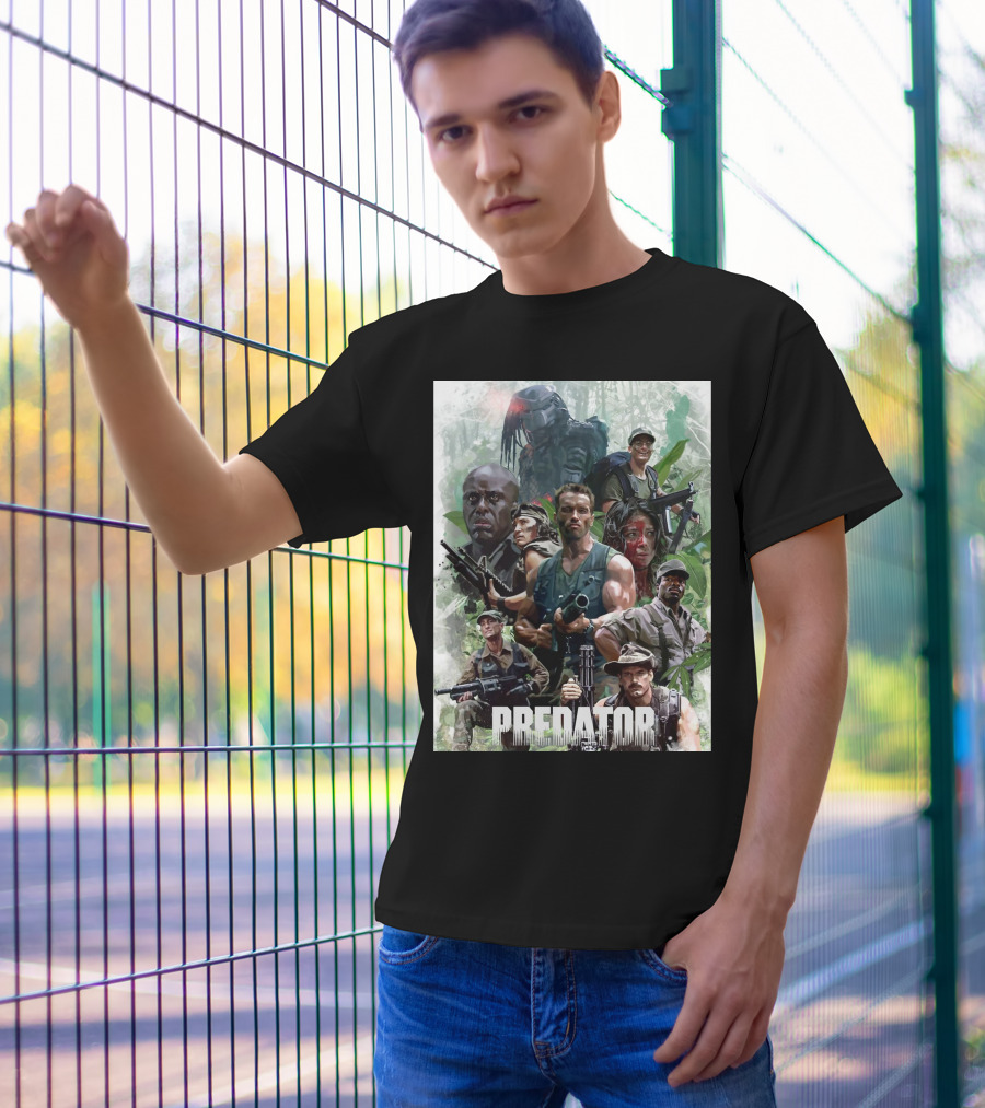 Predator Movie Characters T-Shirt