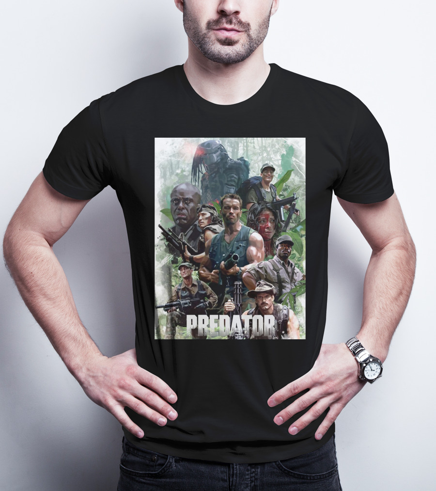 Predator Movie Characters T-Shirt