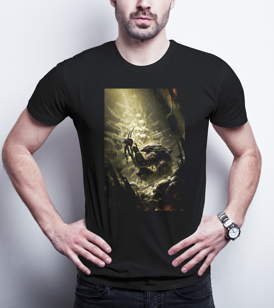 Predator Skull Throne Concept T-Shirt
