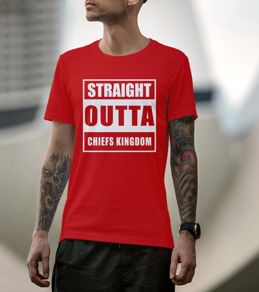 Straight Outta Chiefs Kingdom Red Friday Fan T-Shirt