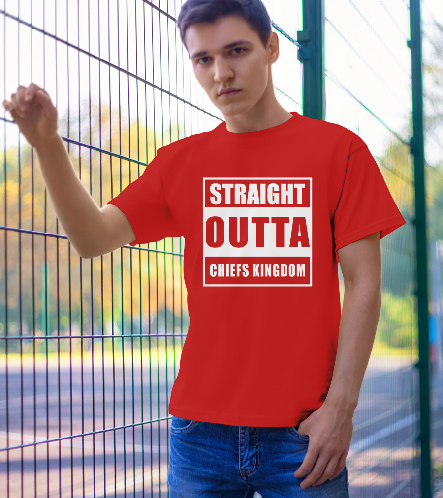 Straight Outta Chiefs Kingdom Red Friday Fan T-Shirt