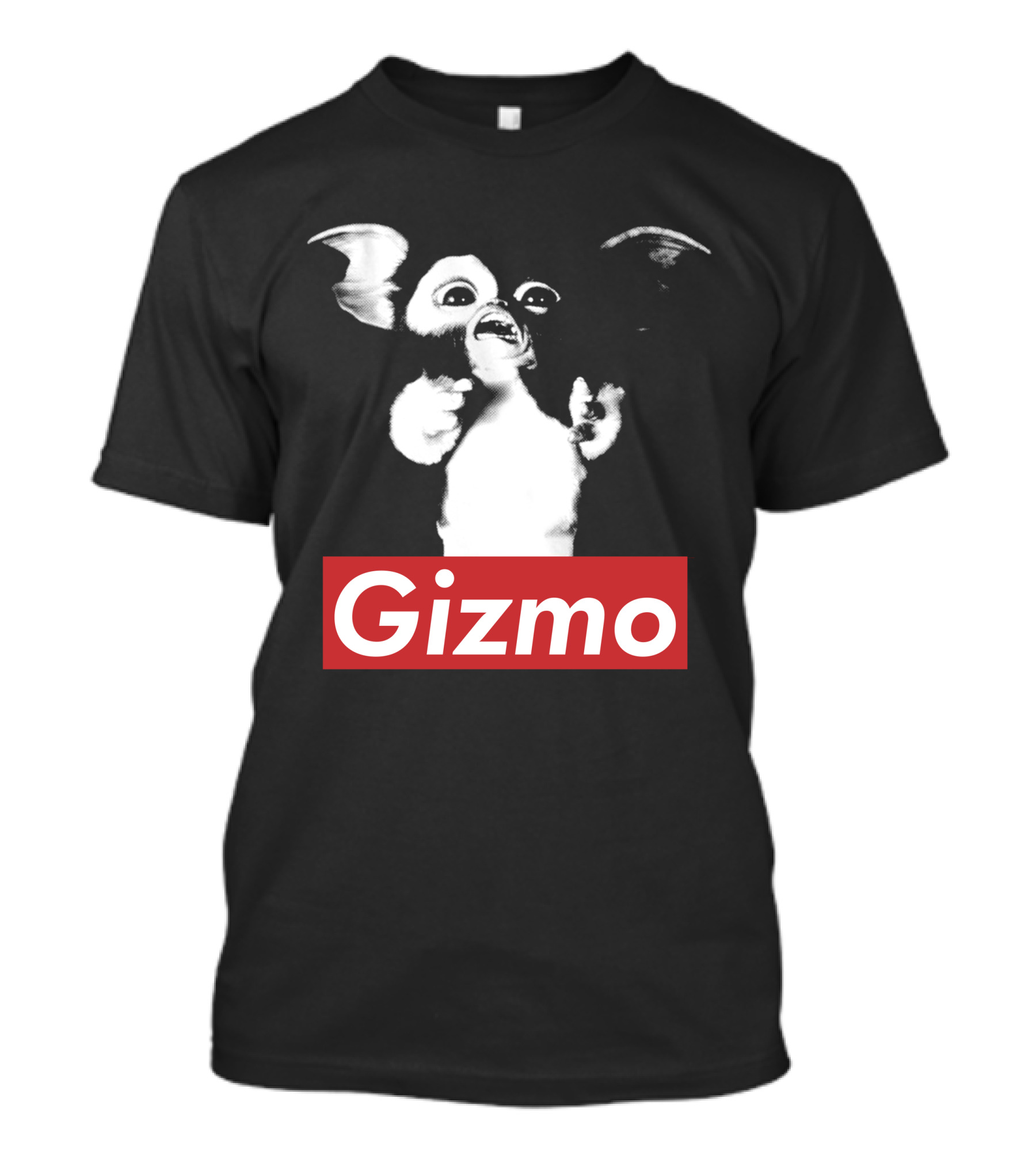 Gizmo Gremlins Vintage Style Black And White Image T-Shirt