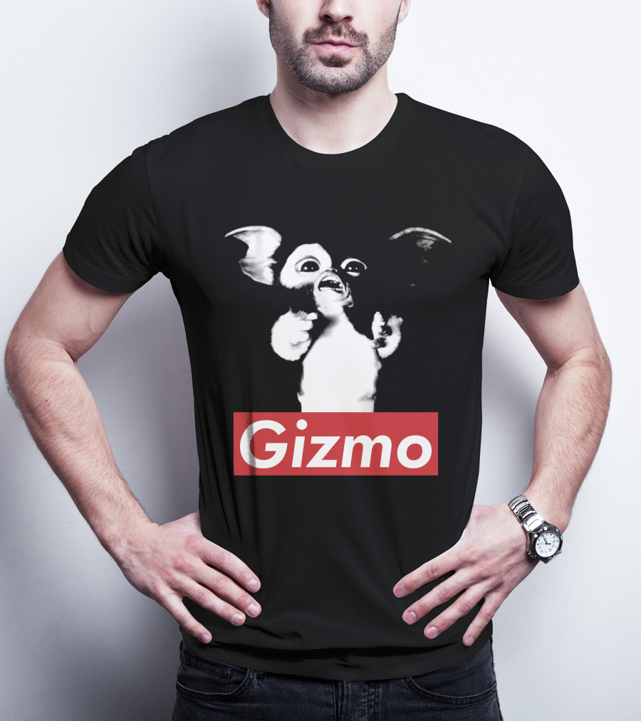 Gizmo Gremlins Vintage Style Black And White Image T-Shirt