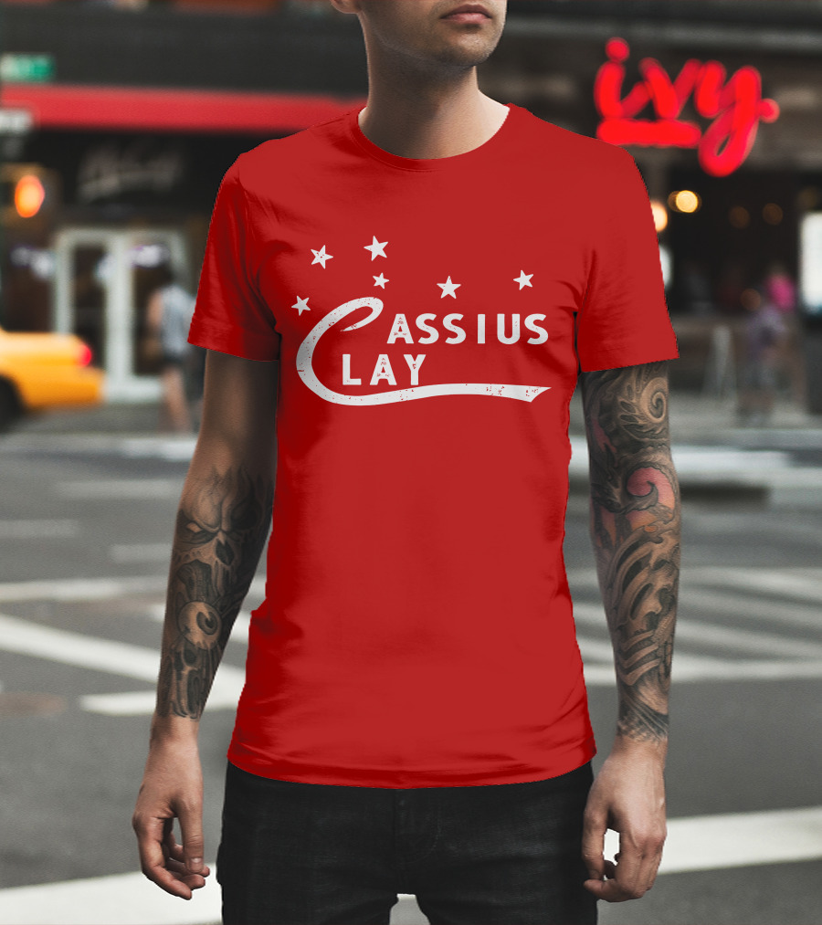 Patriot Cassius Clay Stars Red T-Shirt