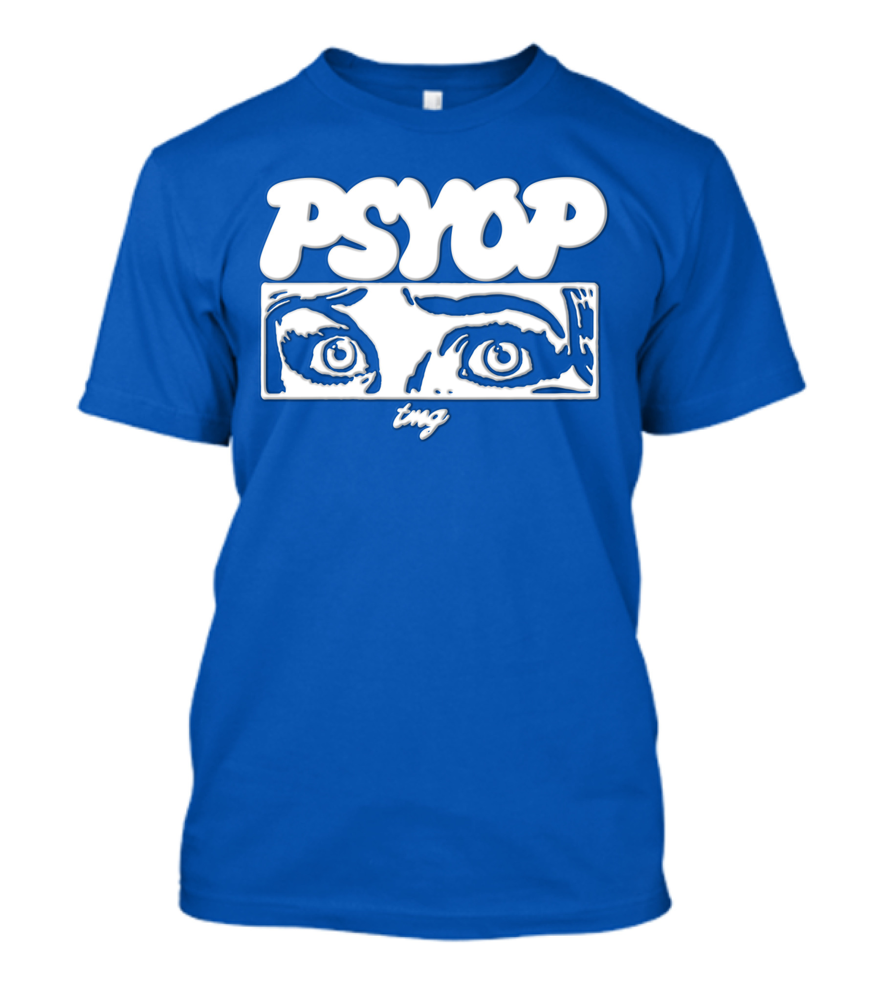 PSYOP TMG Eye Design Crewneck T-Shirt