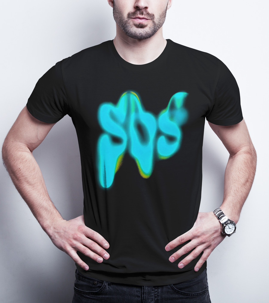 Sza SOS Neon Glow Image T-Shirt