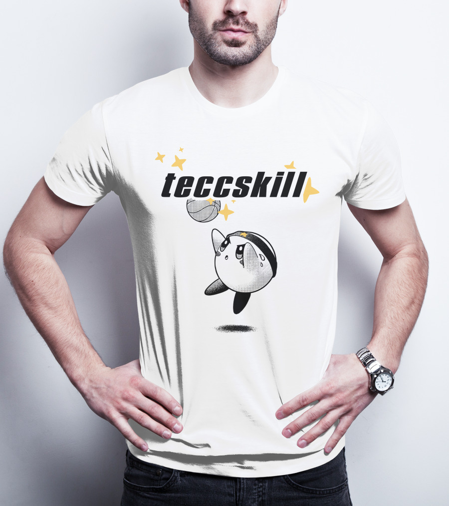 Teccskill Kirby Basketball Star Sparkle T-Shirt