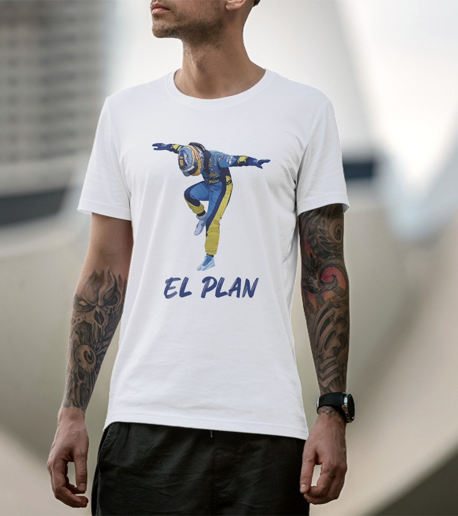 F1 El Plan Racing Celebration NBA Santi Aldama T-Shirt