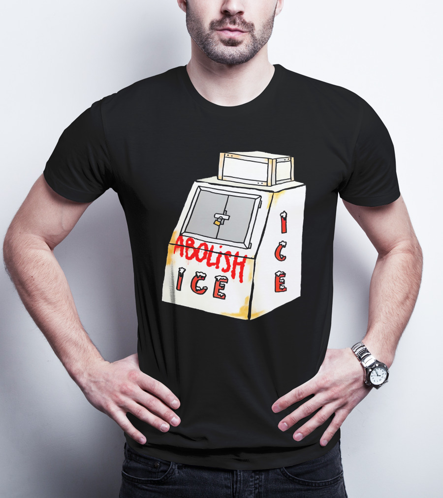 Abolish Ice Aoc Merch Ice Vending Machine T-Shirt