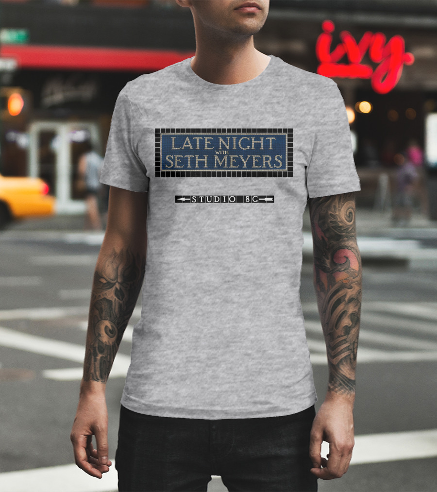 Late Night With Seth Meyers Studio 8G Subway T-Shirt