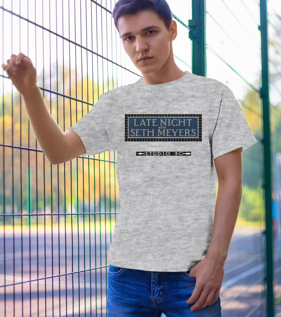 Late Night With Seth Meyers Studio 8G Subway T-Shirt