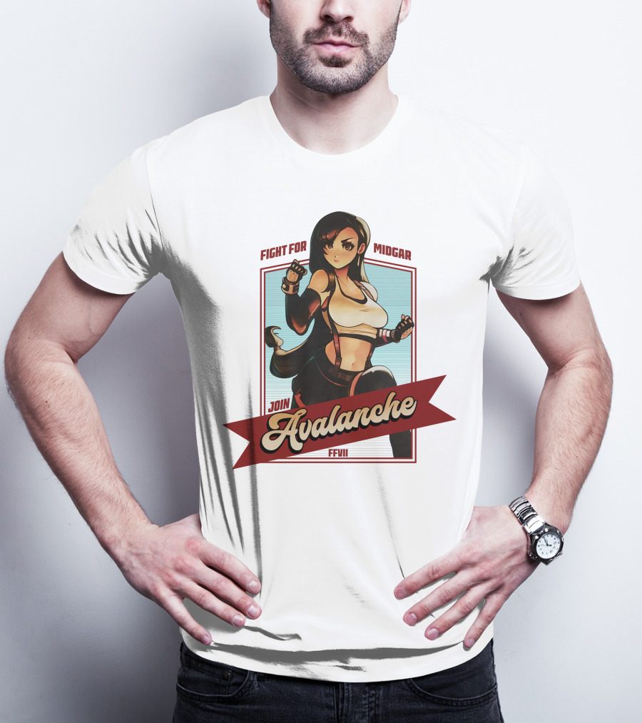 Fight For Midgar Join Avalanche FFVII T-Shirt