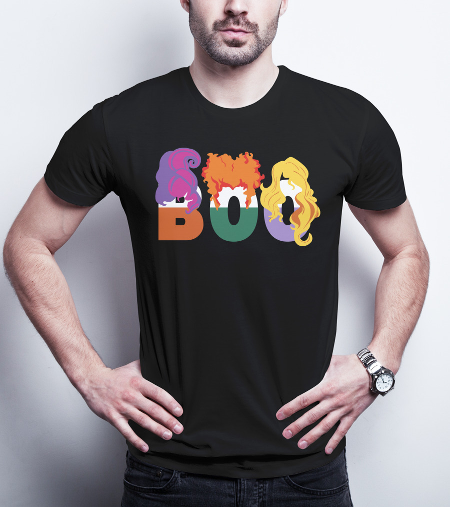 Boo HP01 Sanderson Sisters Halloween Hair T-Shirt