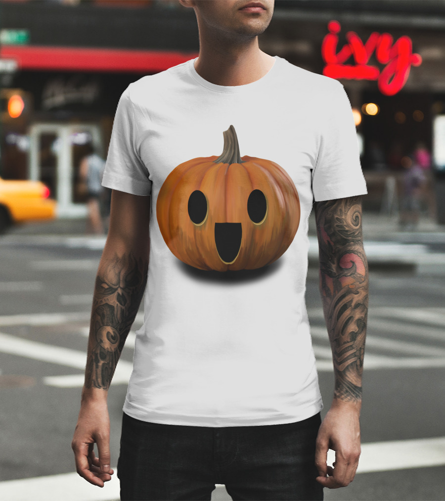 Halloween Pumpkin Scary Evil Cute T-Shirt