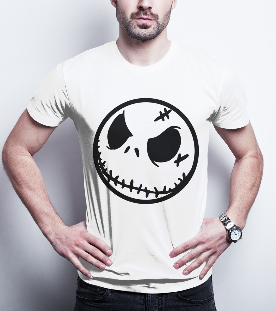 Halloween Scary Evil Pumpkin Head Jack Face T-Shirt