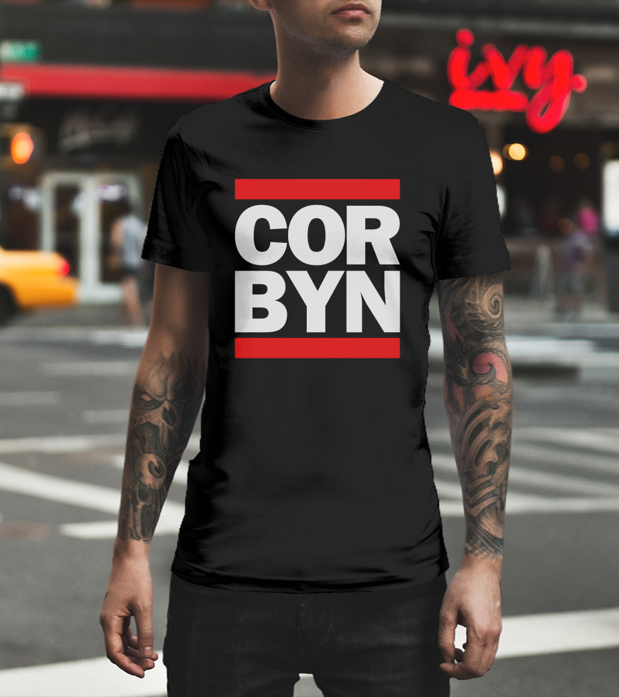 Fernando Morais Corbynista Corbyn Bold Red Lines T-Shirt