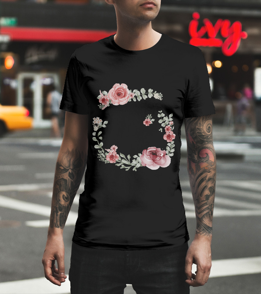 In Everything Give Thanks Floral T-Shirt
