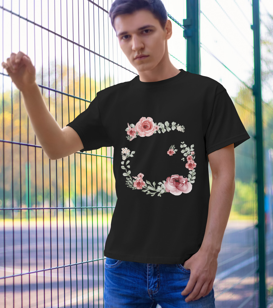 In Everything Give Thanks Floral T-Shirt