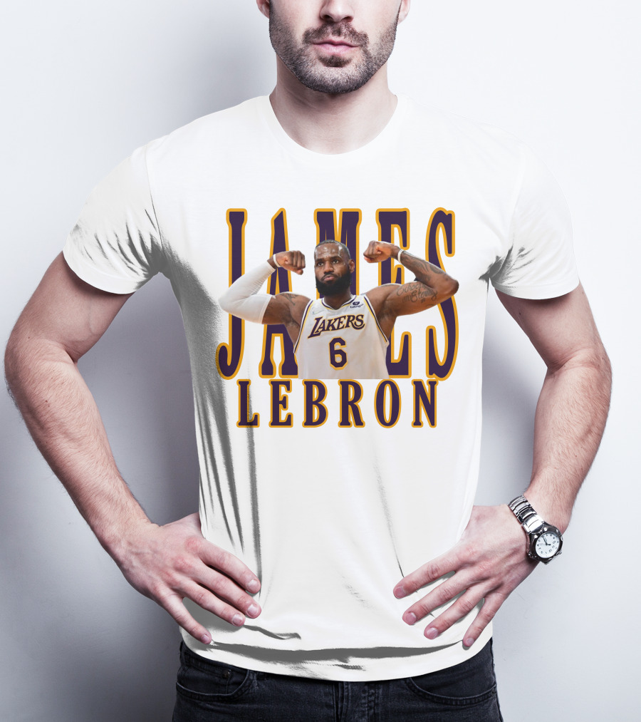 LeBron James 6 Lakers NBA T-Shirt