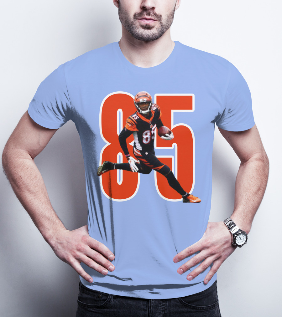 Tee Higgins 85 NFL Football Bengals Player T-Shirt