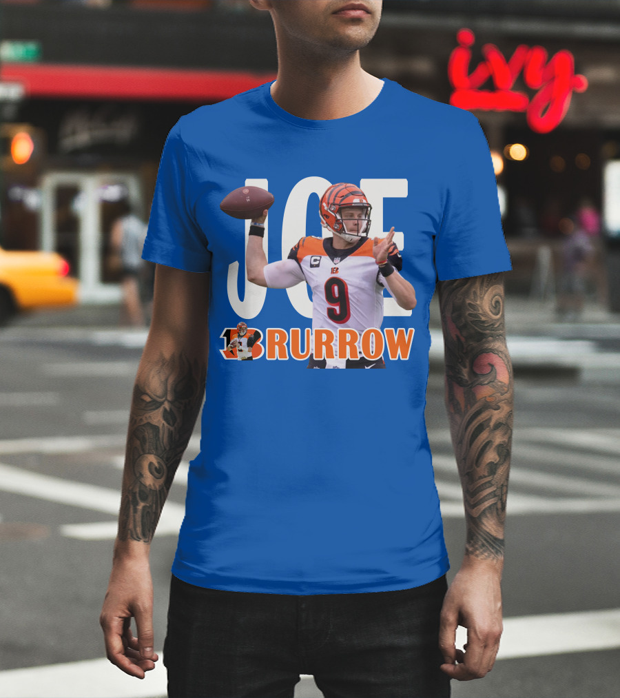 JOE BURROW Bengals Quarterback NFL Football T-Shirt